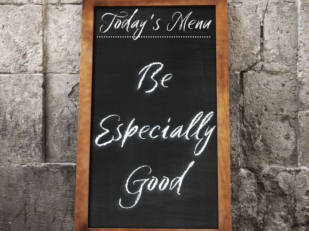 Be Especially Good - The Richland Church of Christ