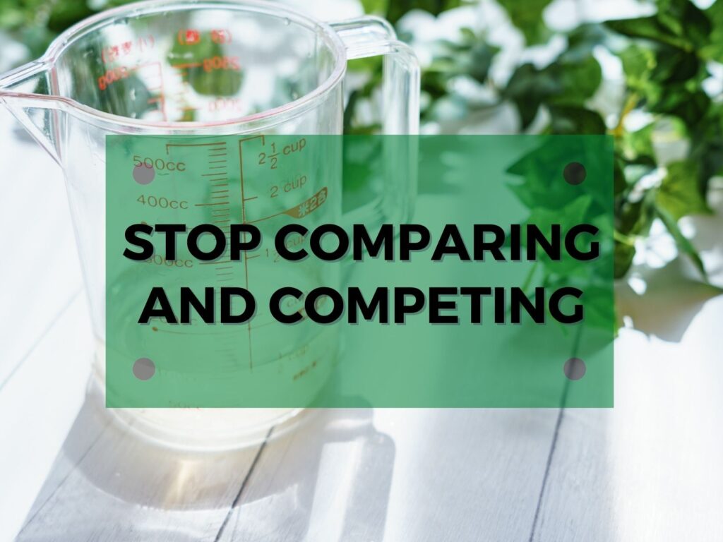 Stop Comparing and Competing - The Richland Church of Christ