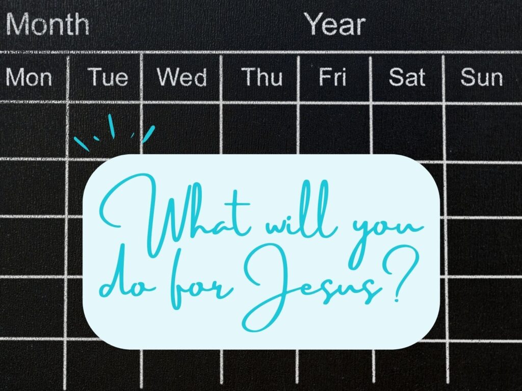 What Will You Do For Jesus - The Richland Church of Christ