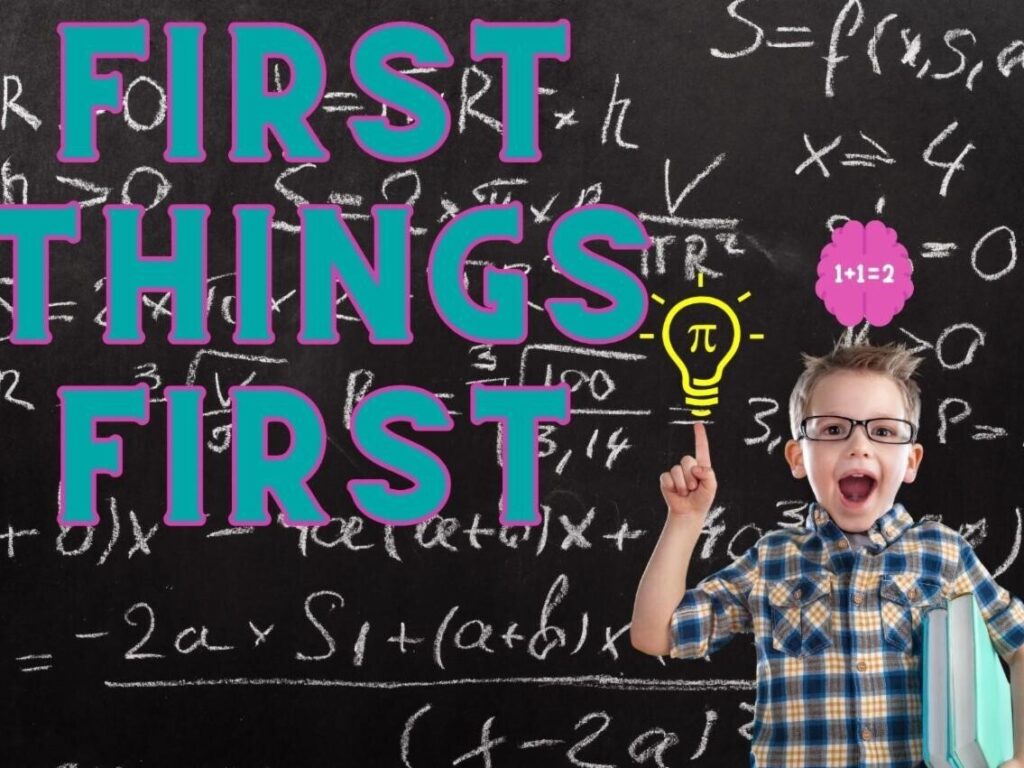 First Things First - The Richland Church of Christ